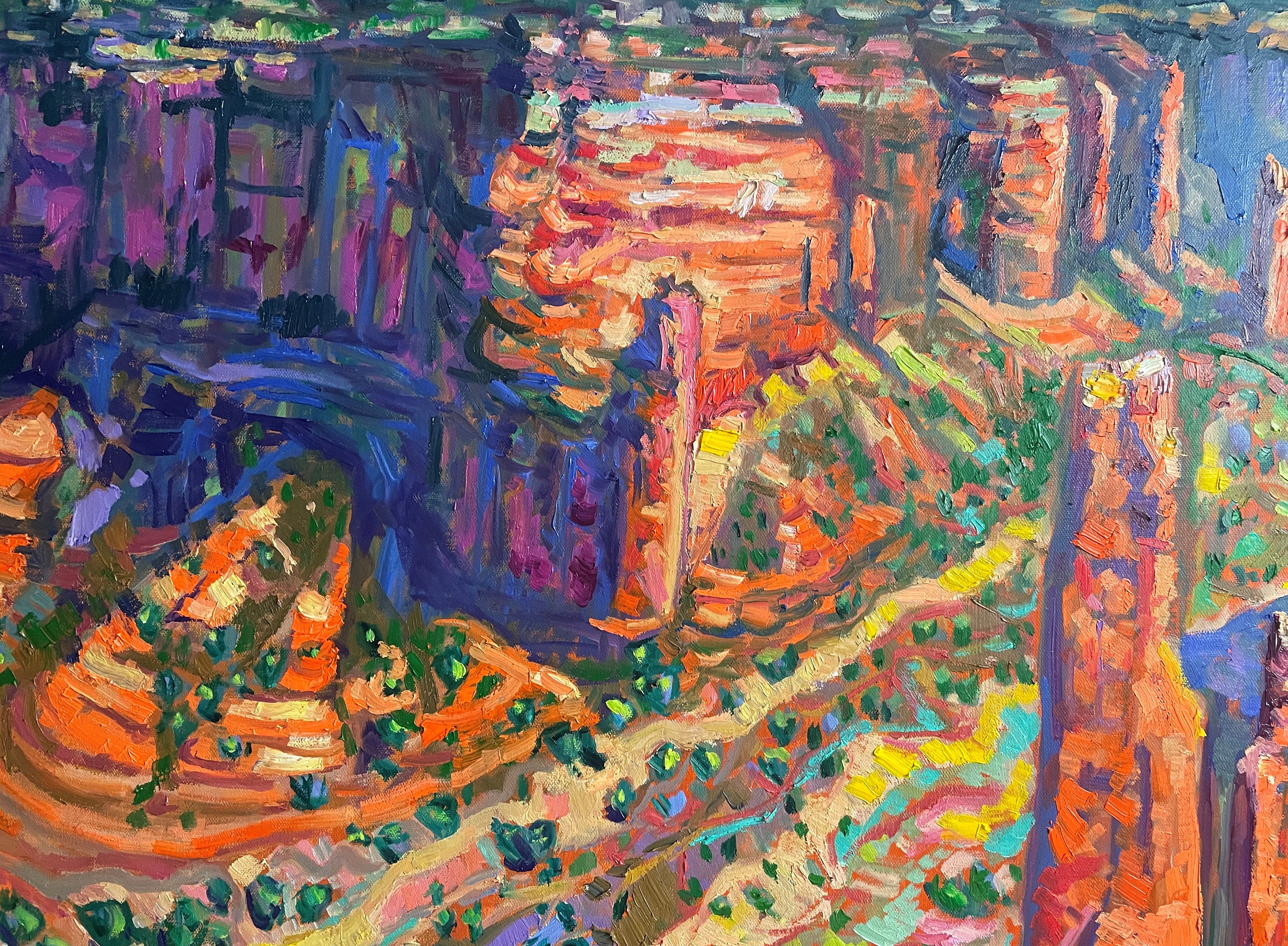 Original Oil Painting, Spider Rock in Canyon Del Chelly, Size 140x100cm ...