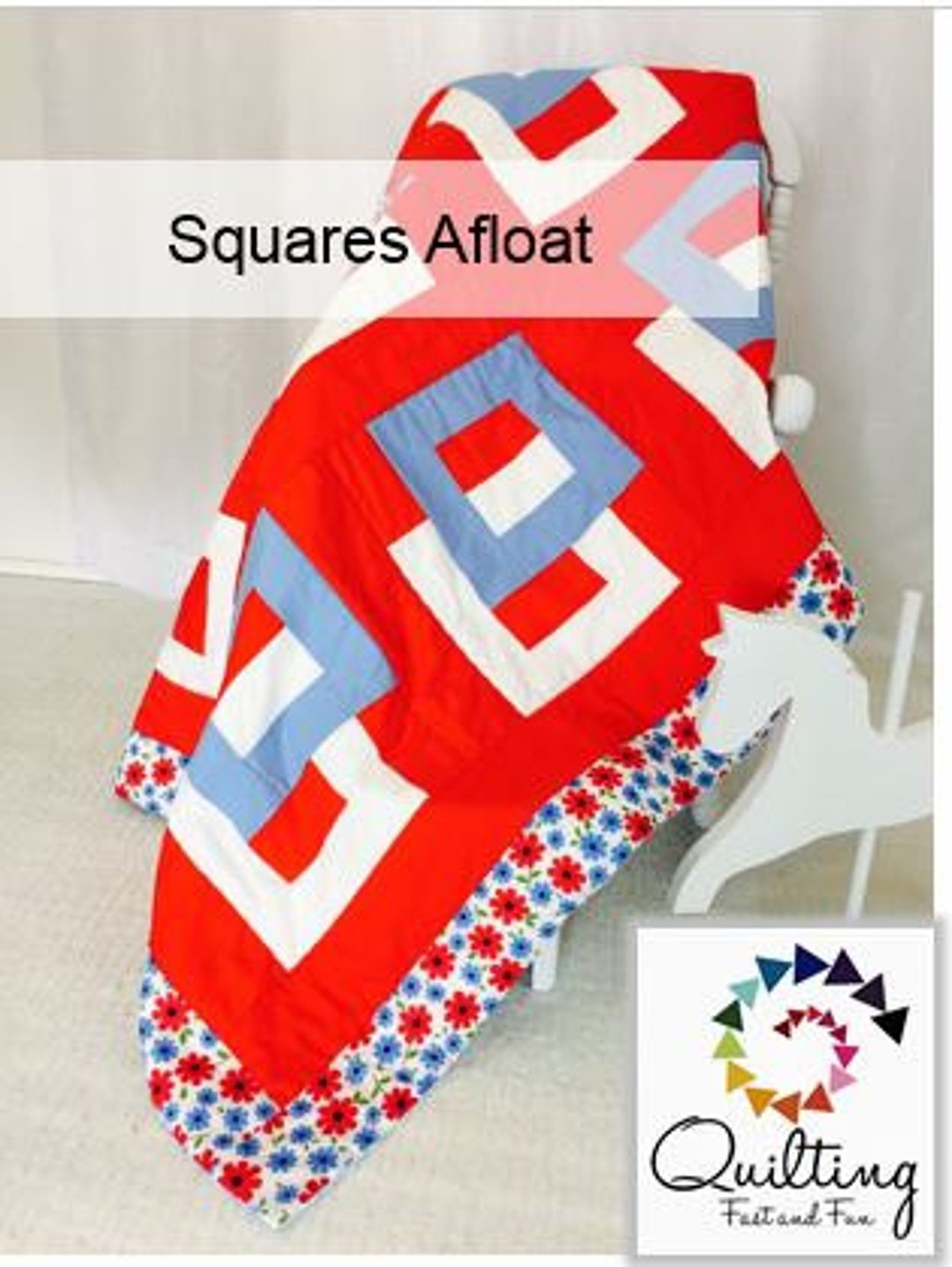 Squares Afloat Digital Quilt Pattern - Etsy