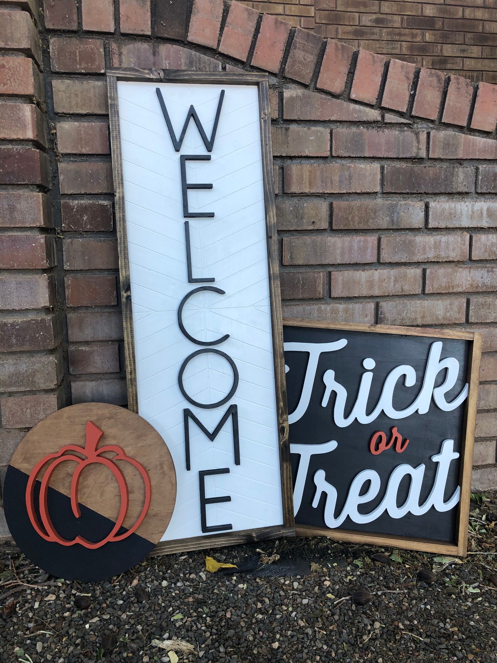 Welcome Herringbone Sign Engraved Wood Chevron Welcome Porch | Etsy