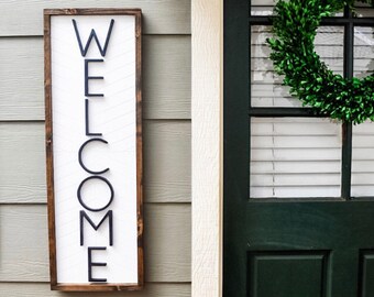 Chevron Welcome Sign - Etsy