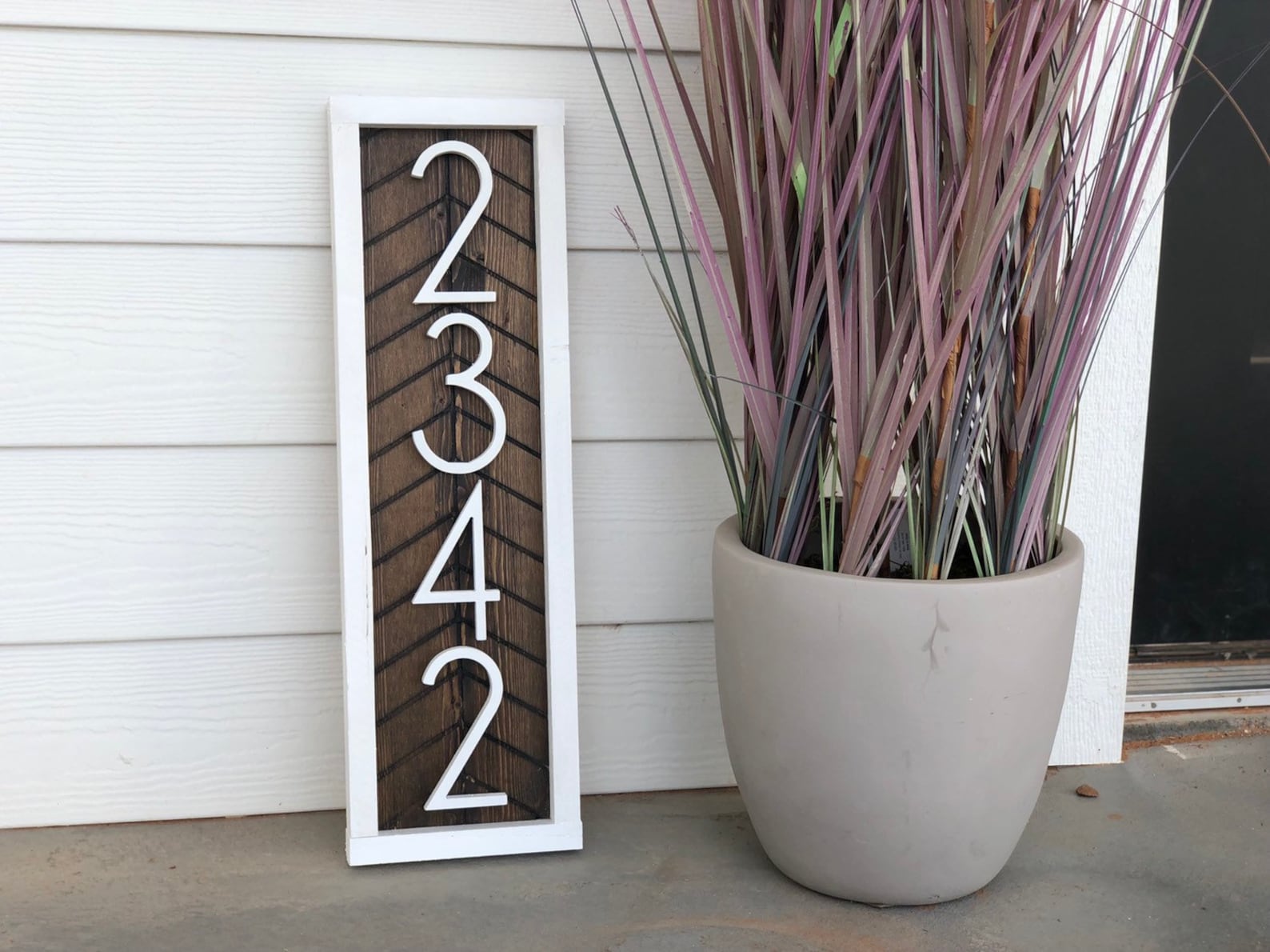 Vertical Address Sign Address Plaque House Numbers House - Etsy