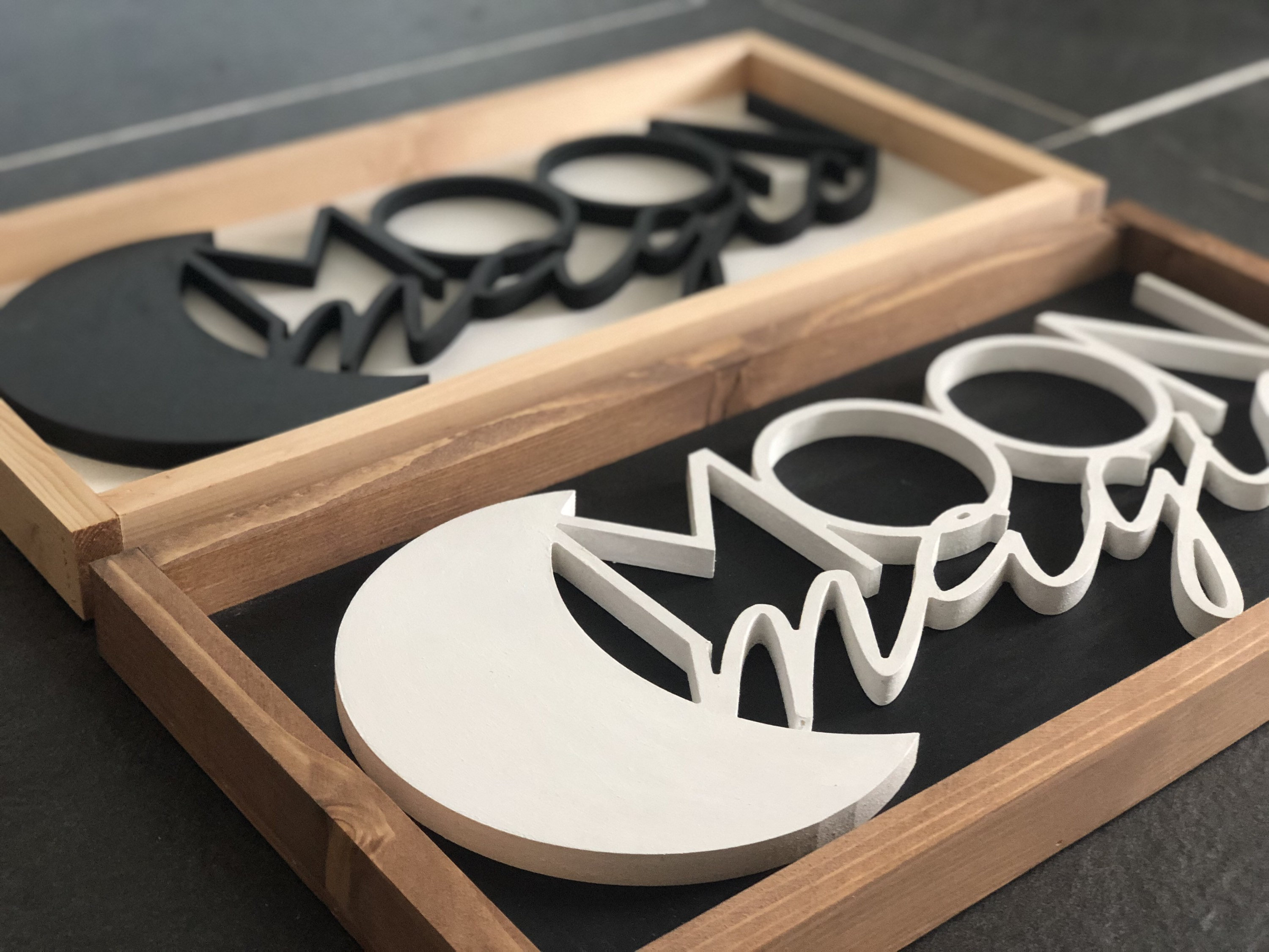 Moon Magic Boho Wood Sign Bohemian Wall Decor Modern Wall Art - Etsy