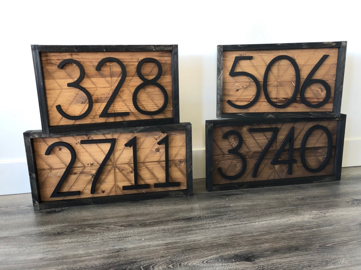 Large Horizontal Address Sign Address Plaque house Numbers | Etsy