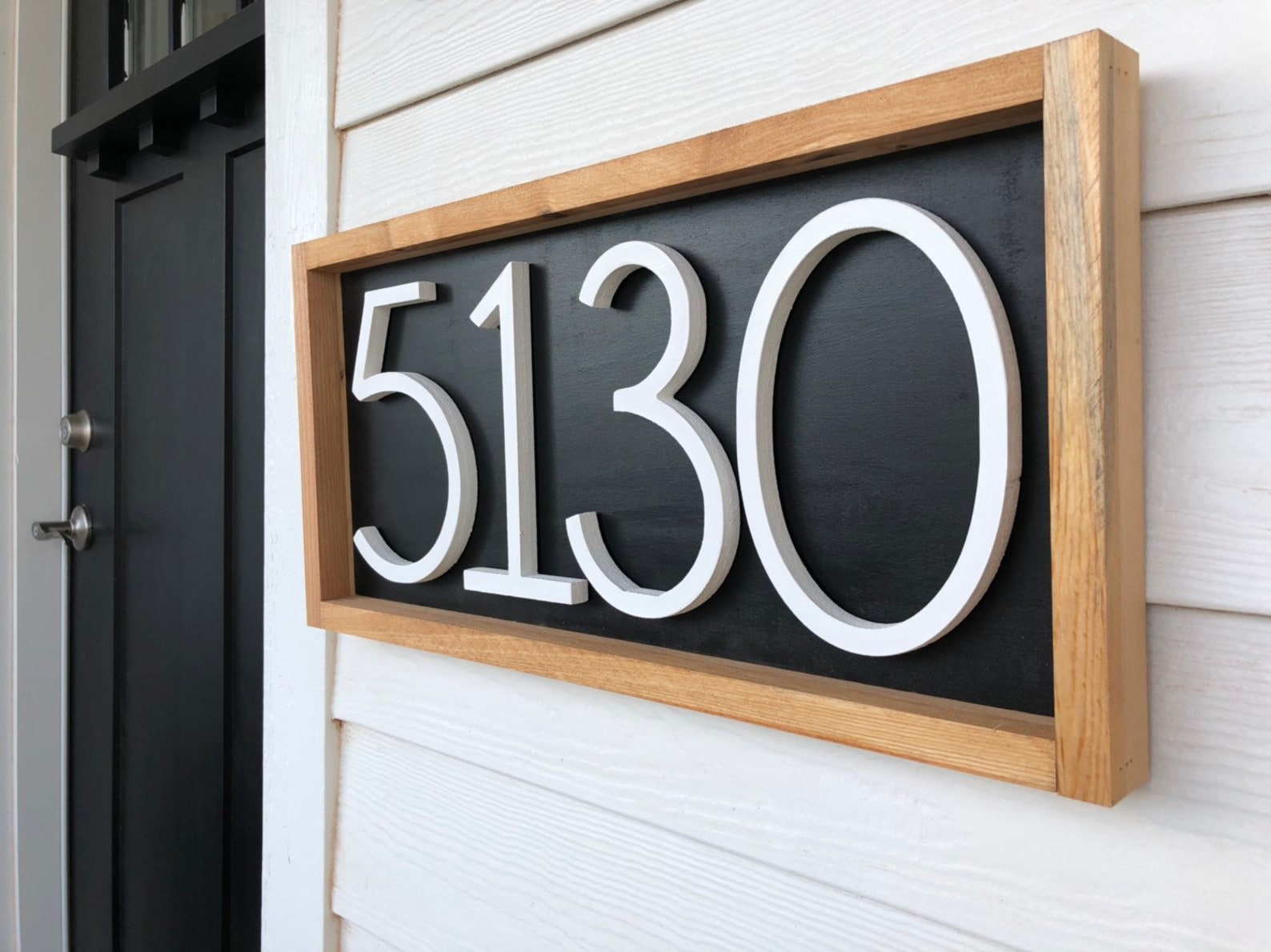 Large Horizontal Address Sign Wood Address Home Sign - Etsy
