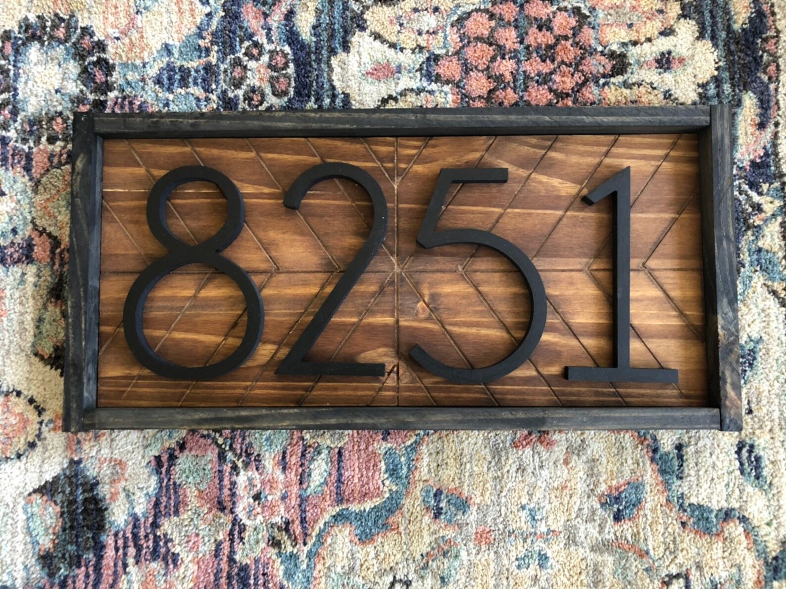 Large Horizontal Address Sign Address Plaque house Numbers | Etsy