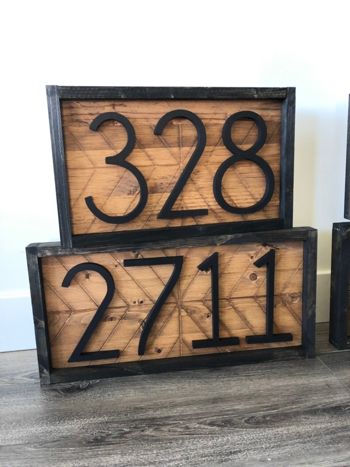 Large Horizontal Address Sign Address Plaque house Numbers | Etsy