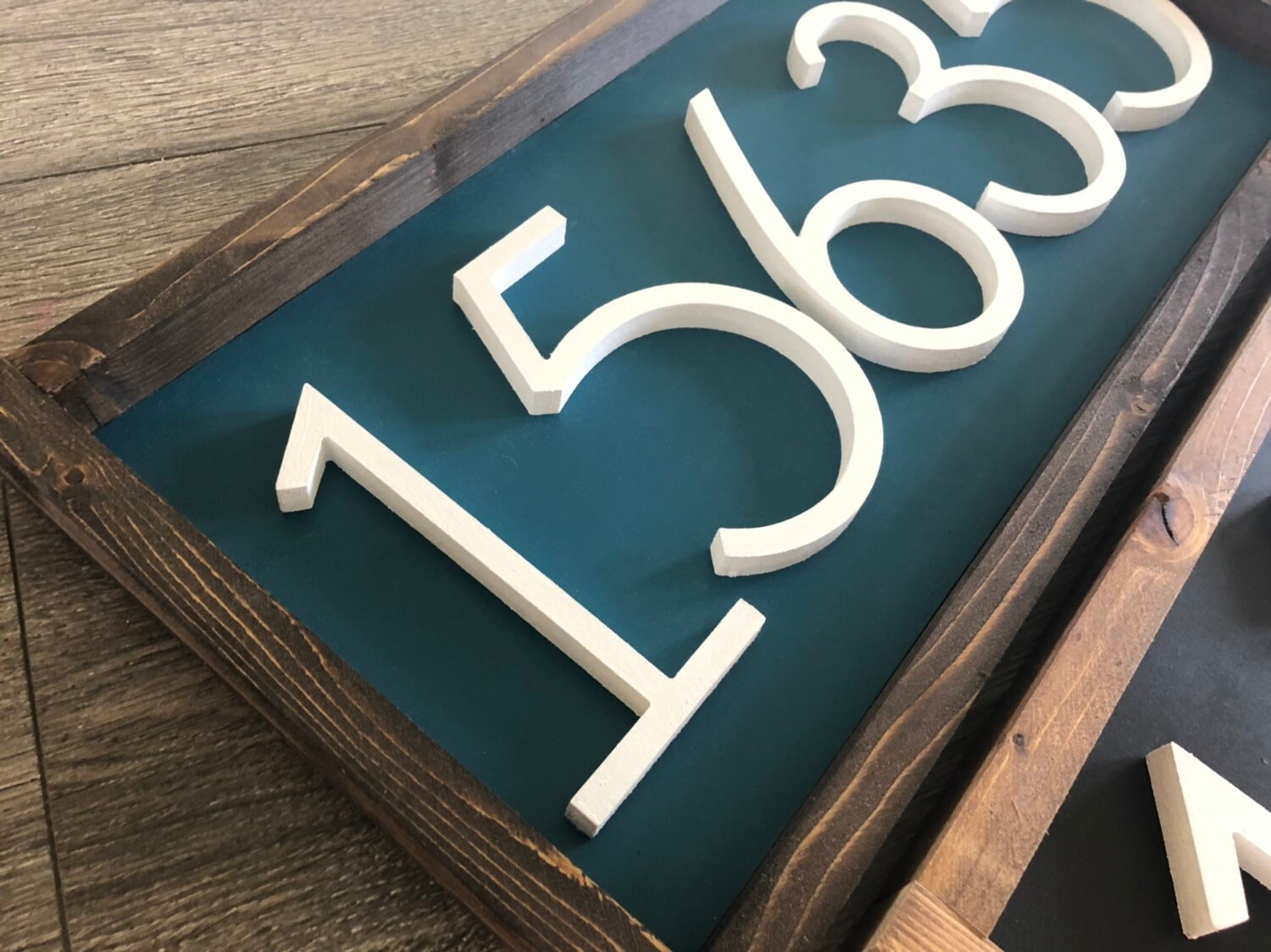 Horizontal Address Sign Wood Address Home Sign Wooden | Etsy