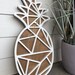 Geometric Pineapple Wood Sign Pineapple Wall Decor Beach - Etsy