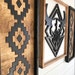 Moroccan Aztec Panels Large 26x11 Inch Bohemian Style Wall Art - Etsy