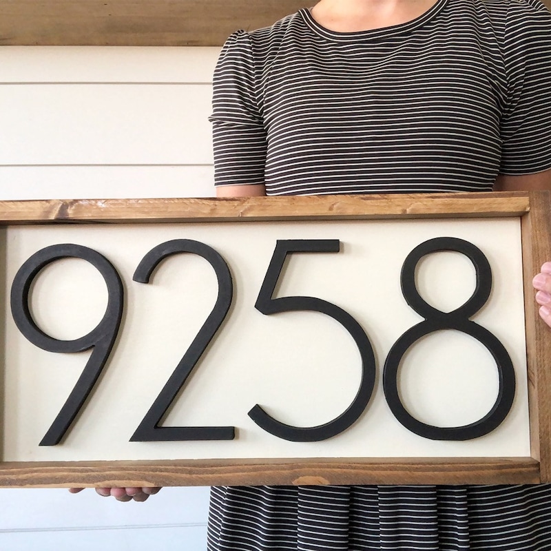 Large House Numbers - Etsy