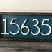 Horizontal Address Sign Wood Address Home Sign Wooden - Etsy