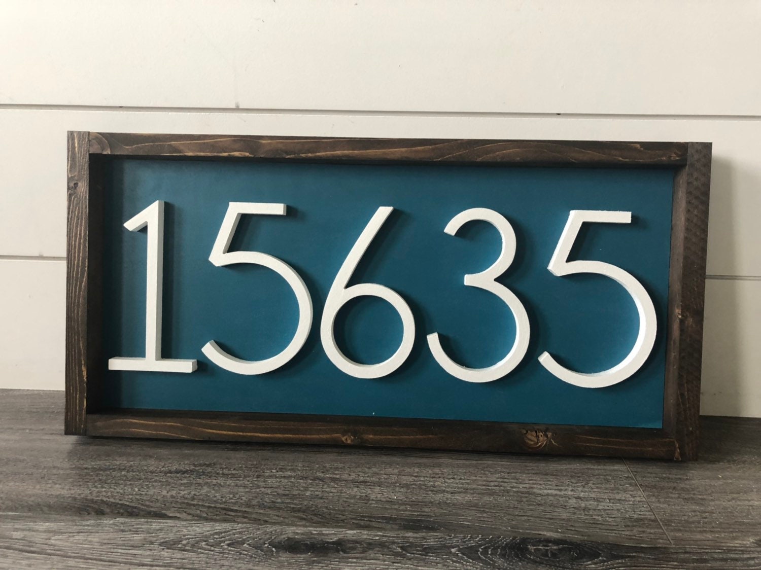 Horizontal Address Sign Wood Address Home Sign Wooden - Etsy