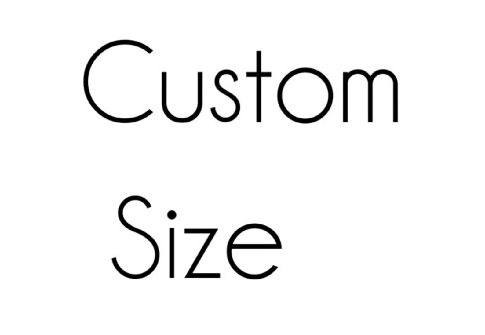 Custom Size - Etsy