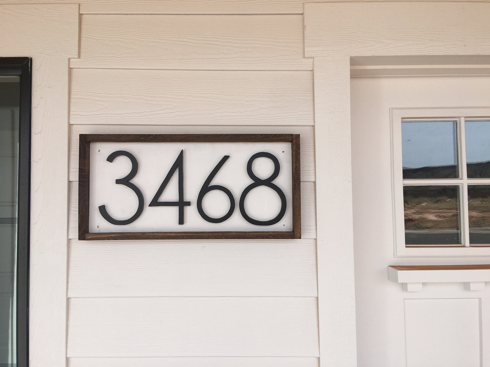 Large Horizontal Address Sign Wood Address Home Sign - Etsy