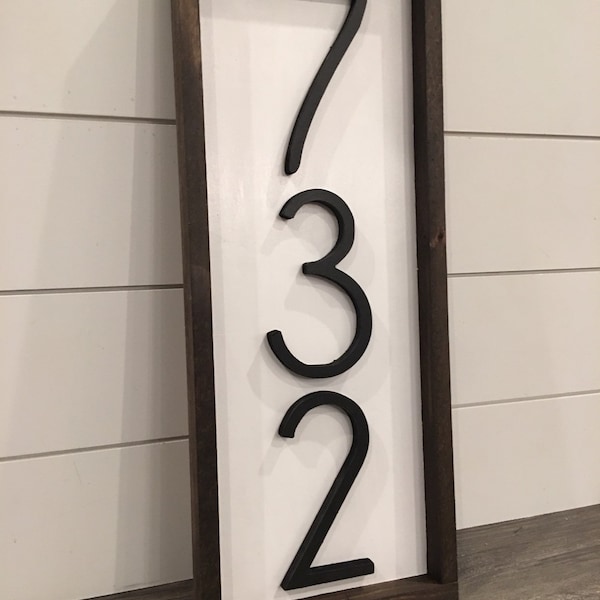 Large Wood Numbers - Etsy