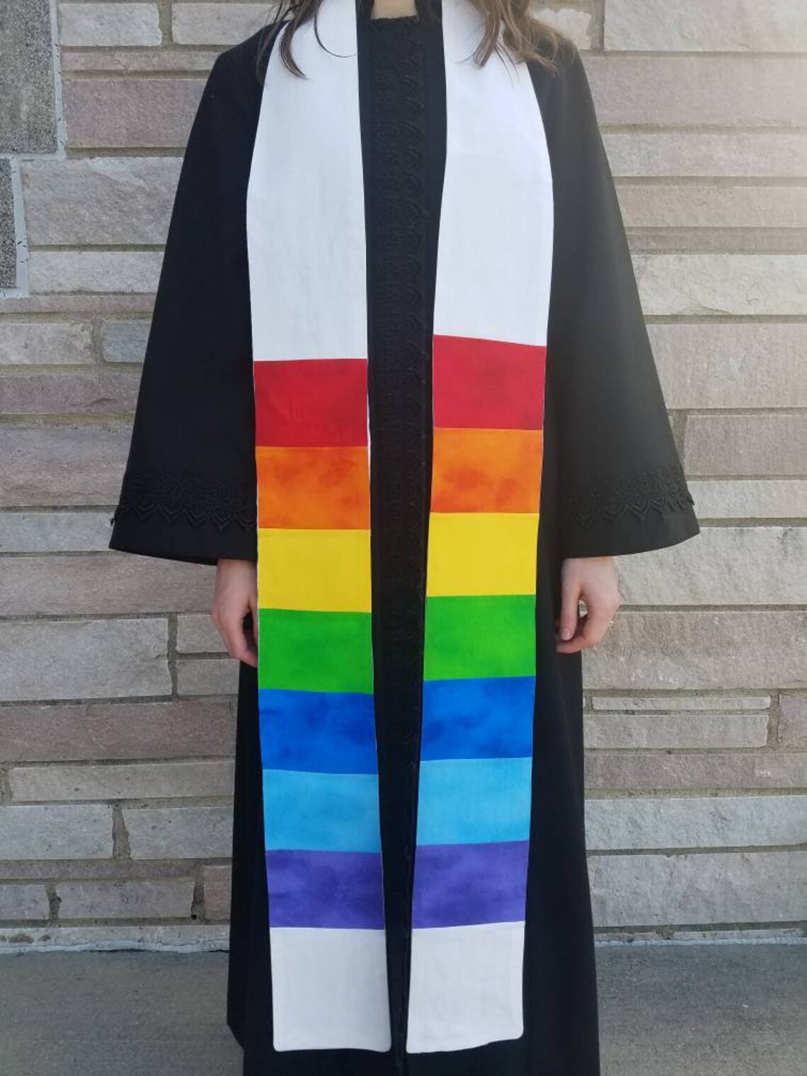 Rainbow Liturgical Stole - Etsy