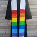 Rainbow Liturgical Stole - Etsy