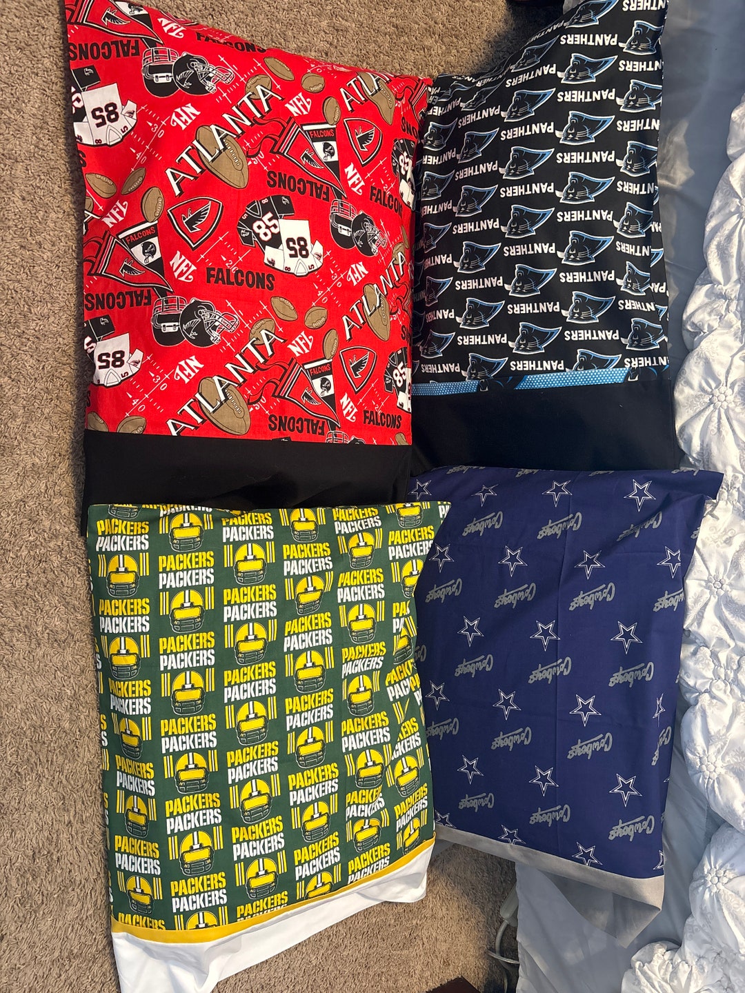 NFL Pillowcases - Etsy