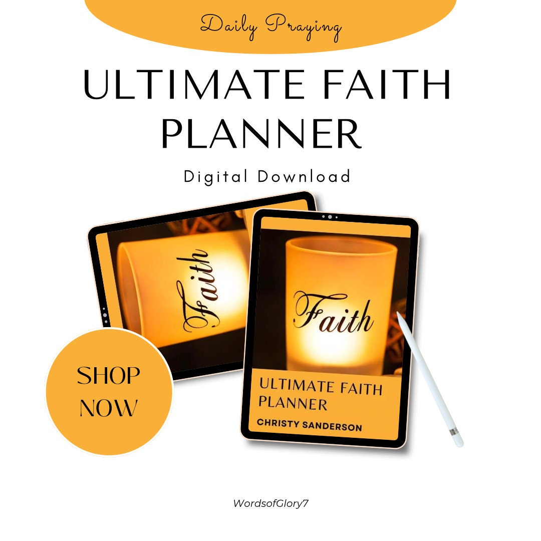 The ULTIMATE Faith Planner, Faith Planner Printable, Faith Planner ...