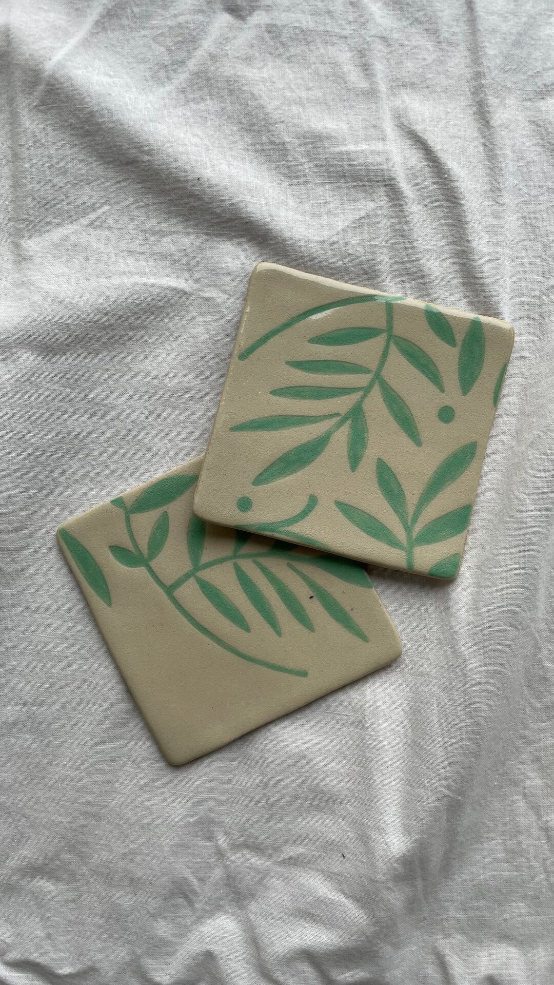Ceramic Square Plate With a Leaf Pattern Ceramic Dish Jewellery ...