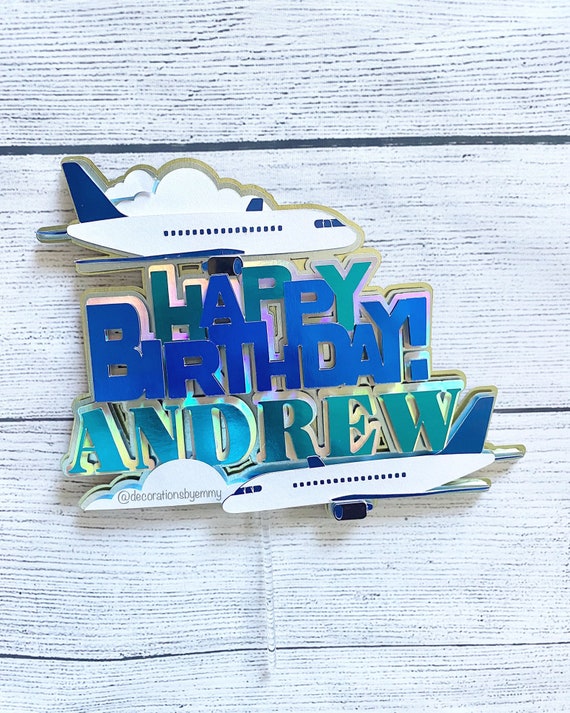 Airplanes Cake Topper Pilot Cake Topper Flying Cake Topper - Etsy