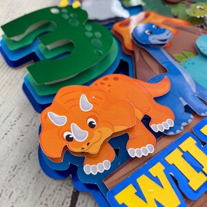 Dino Caketopper ~ Dinosaur ~ Party Decor~ 3d Topper - Etsy