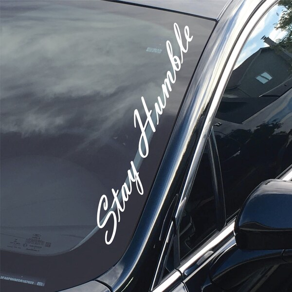 Stay Humble Decal - Etsy