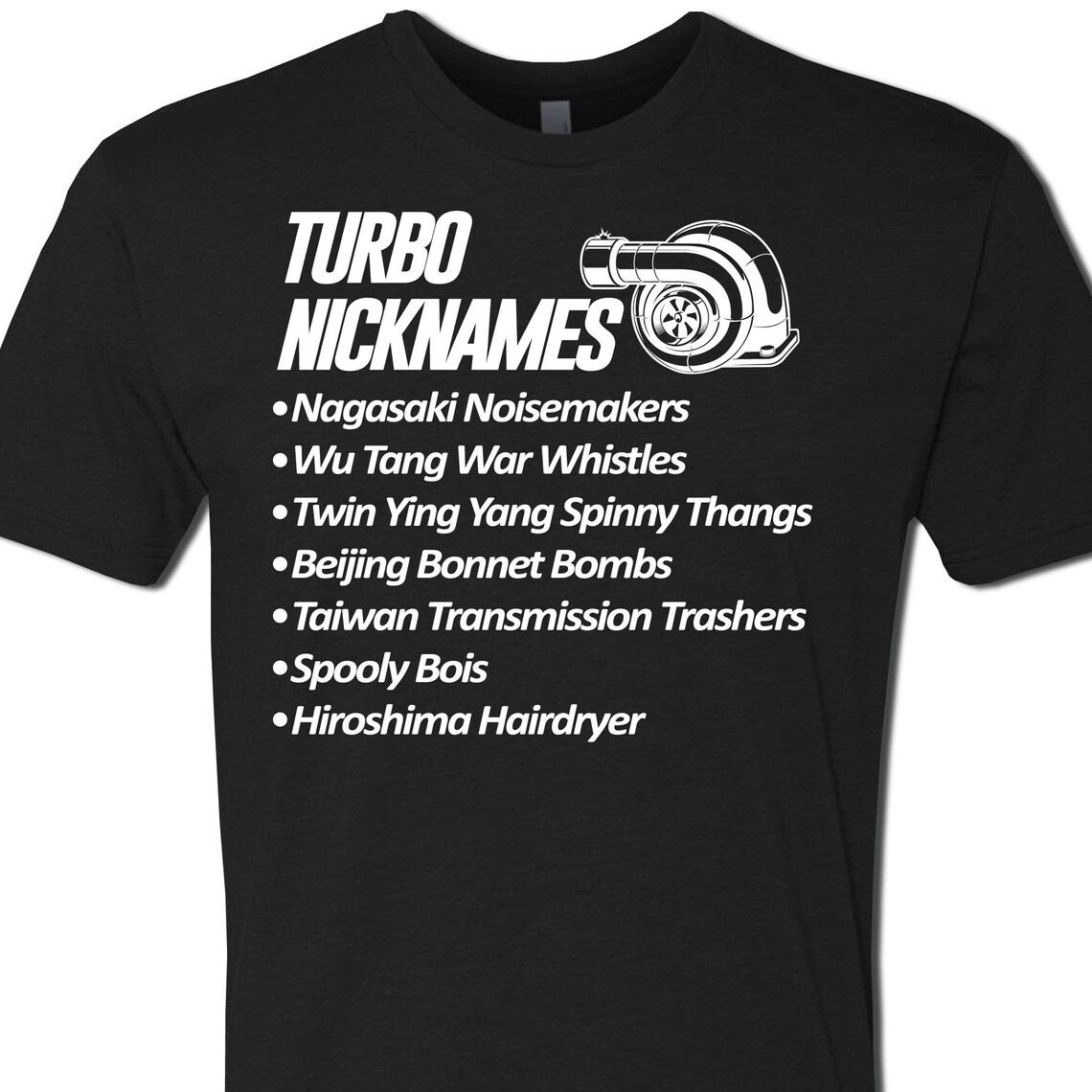 Turbo Nicknames | T-shirt S - 3X Funny Drag Racing Track - Etsy