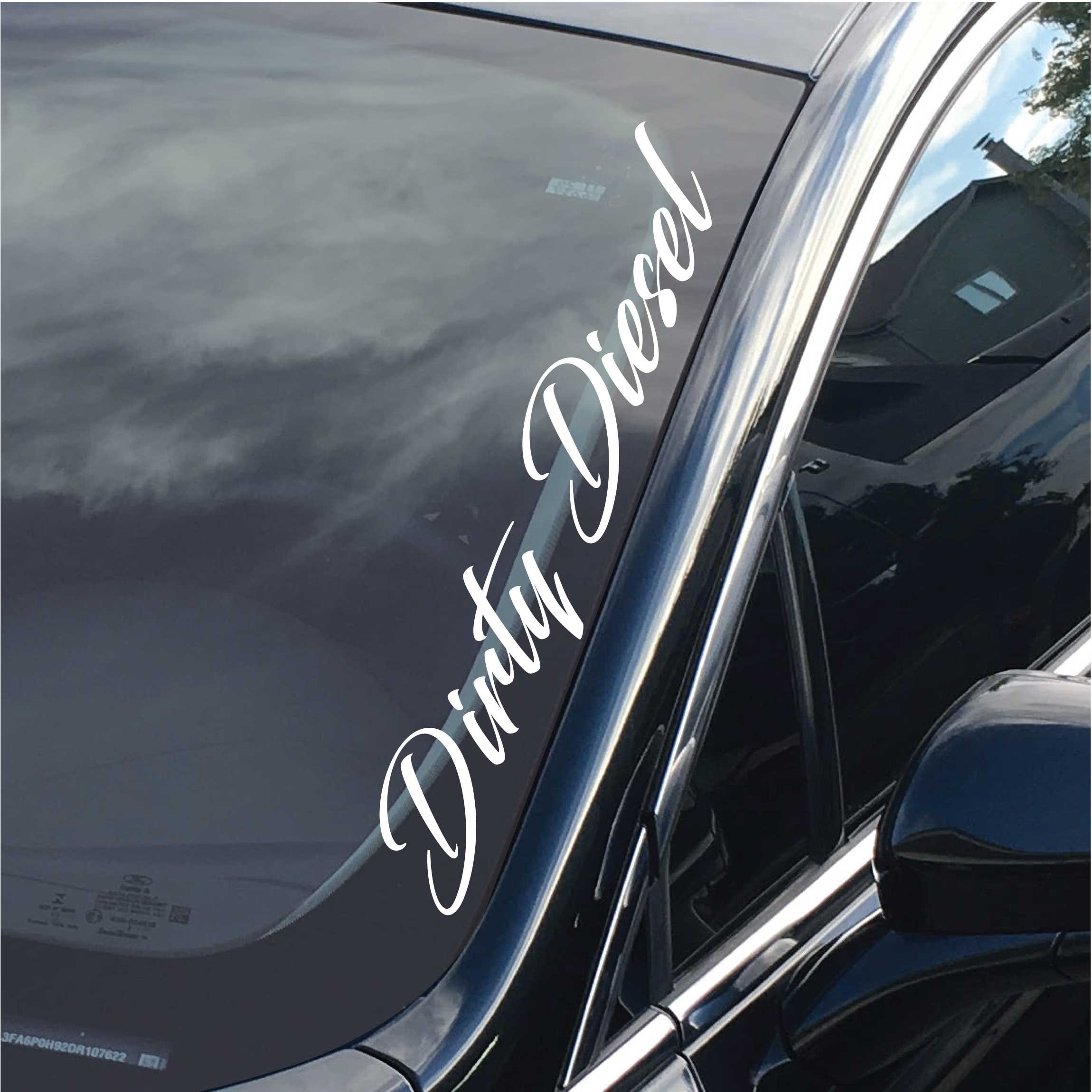 Dirty Diesel Side A Pillar Windshield Banner Decal / Sticker 20 Inch - Etsy