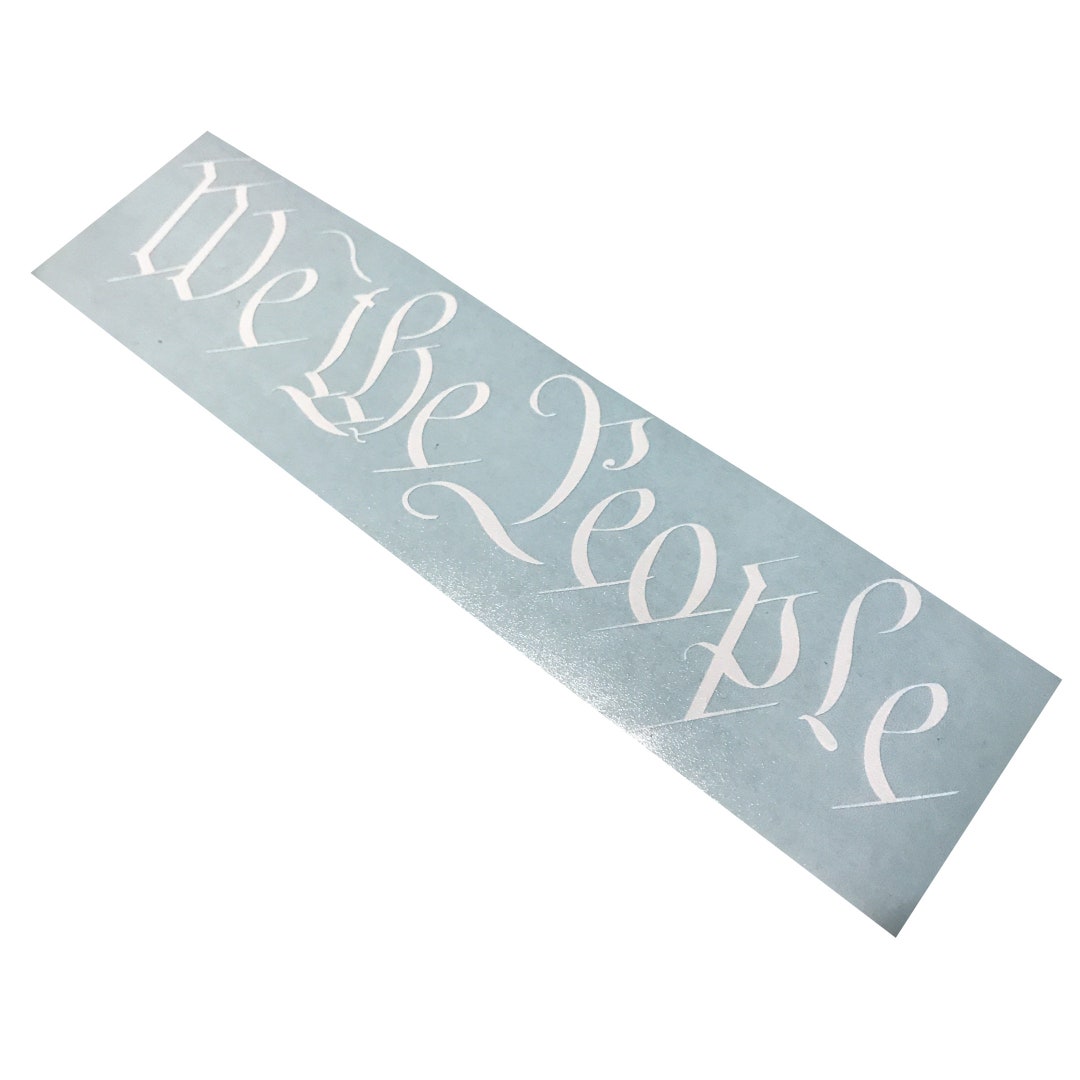 We the People Truck Windshield Banner Decal / Sticker 8x30" - Etsy