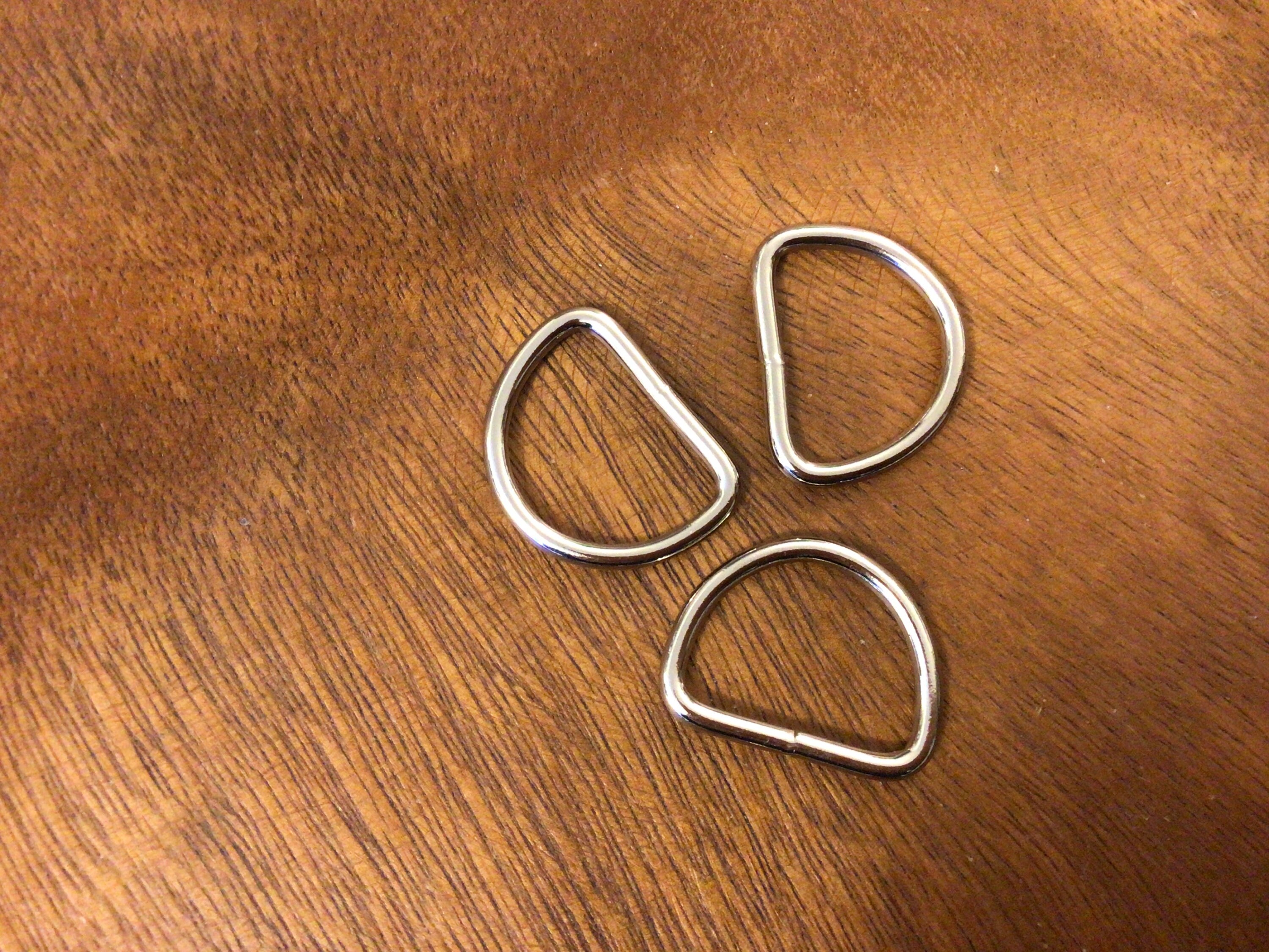 Various Sizes Welded D / O Rings Welded O Rings Matte Black | Etsy