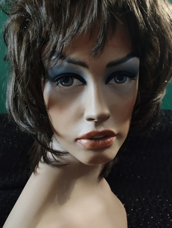 Women's Fiberglass Mannequin, Realistic mannequin hea… - Gem