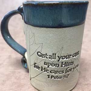 Scripture Stoneware Mug - Etsy