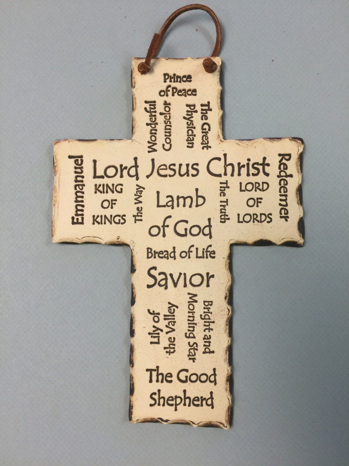 The Names of Jesus Christ on a Cross - Etsy
