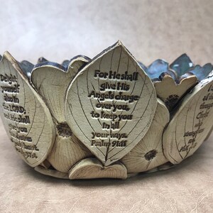 Handmade/handbuilt Dogwood Scripture Bowl - Etsy