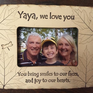 Yaya We Love You Frame - Etsy