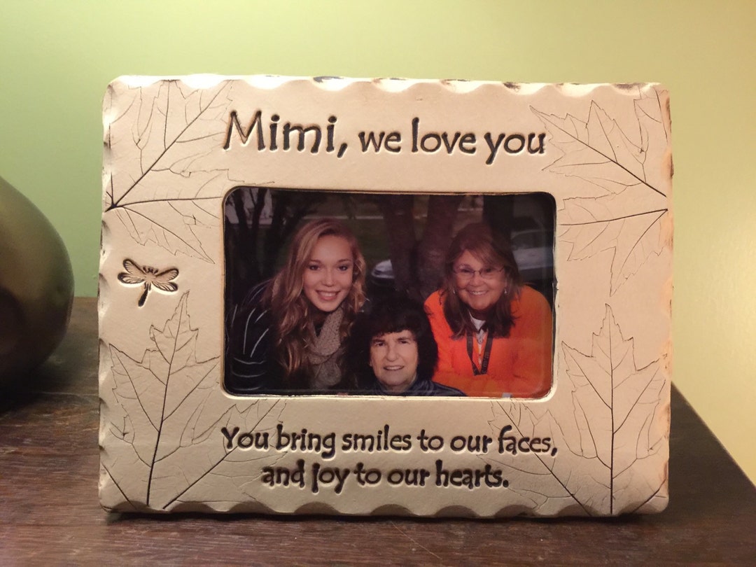 Mimi Frame, Mimi We Love You Picture Frame - Etsy