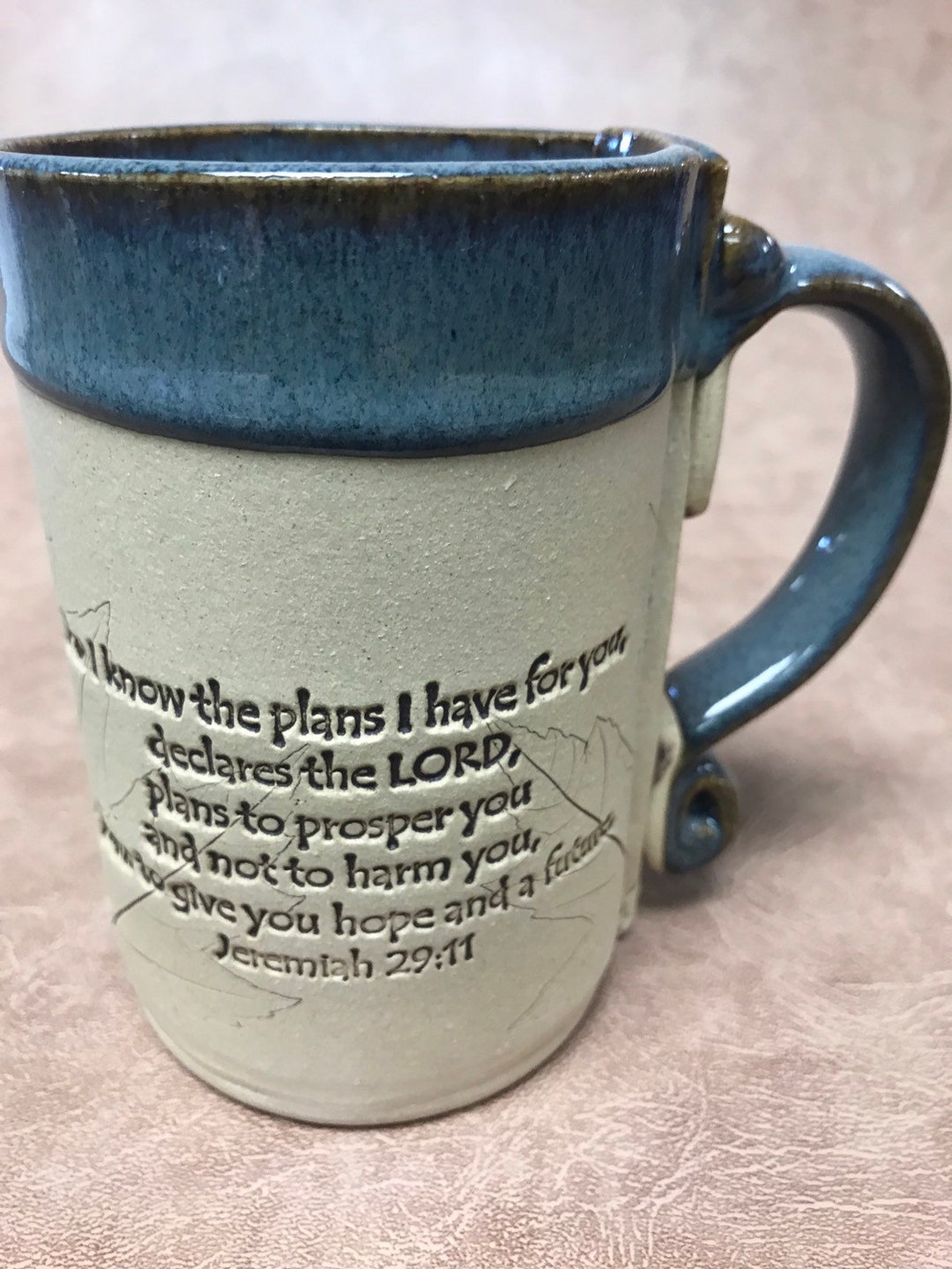 Scripture Stoneware Mug - Etsy