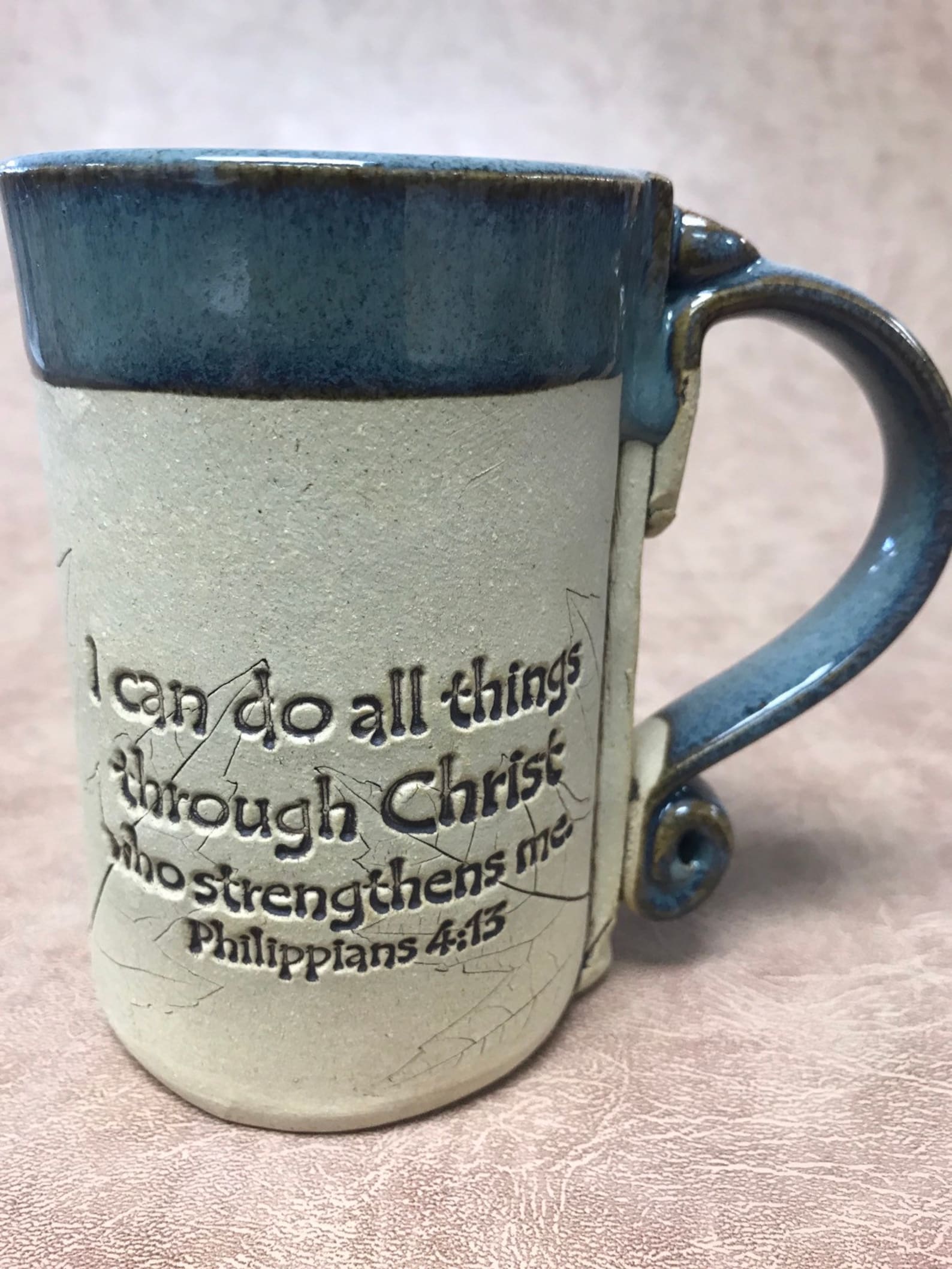 Scripture Stoneware Mug - Etsy