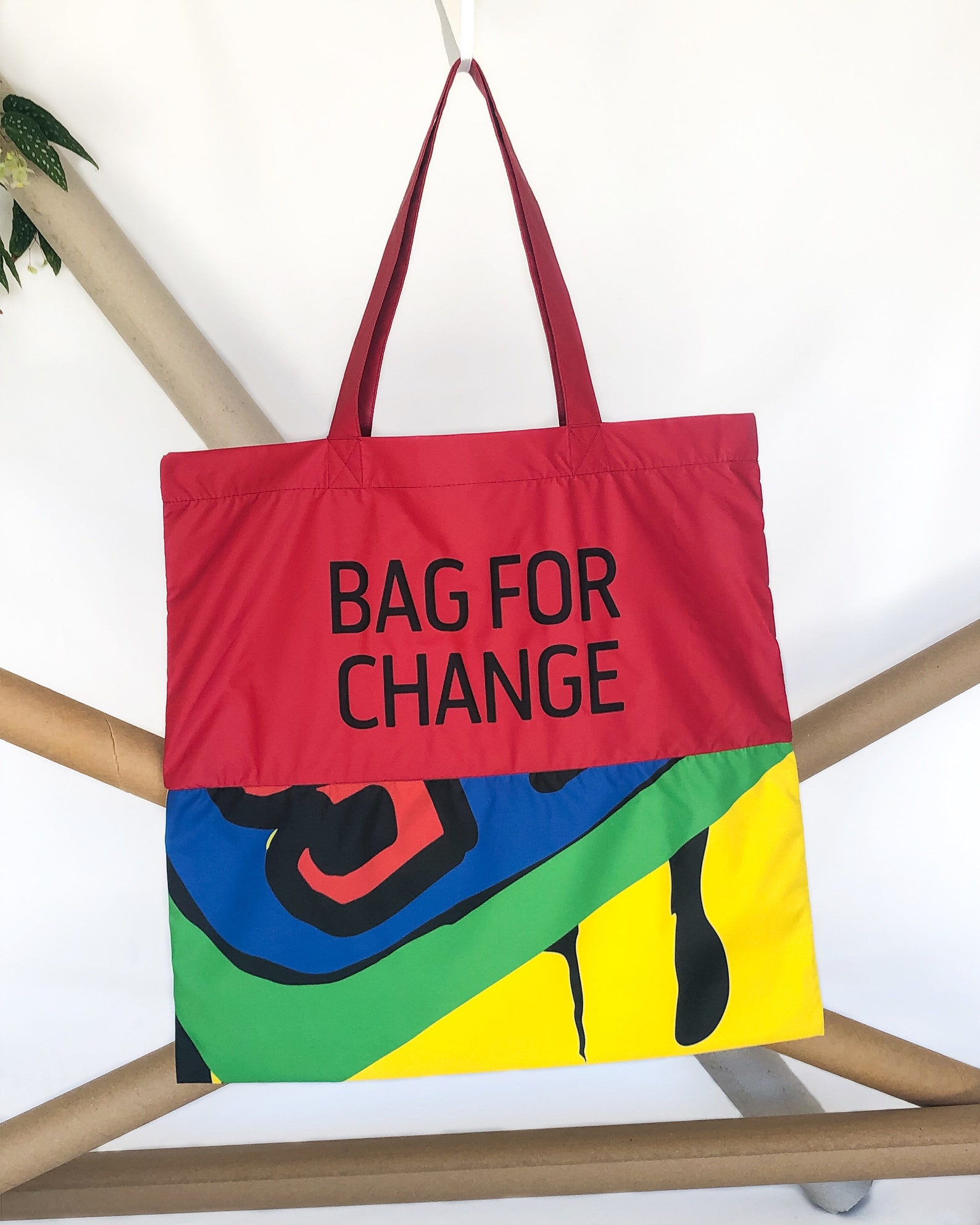 Urban Poster Tote Bag Rojo - Etsy España