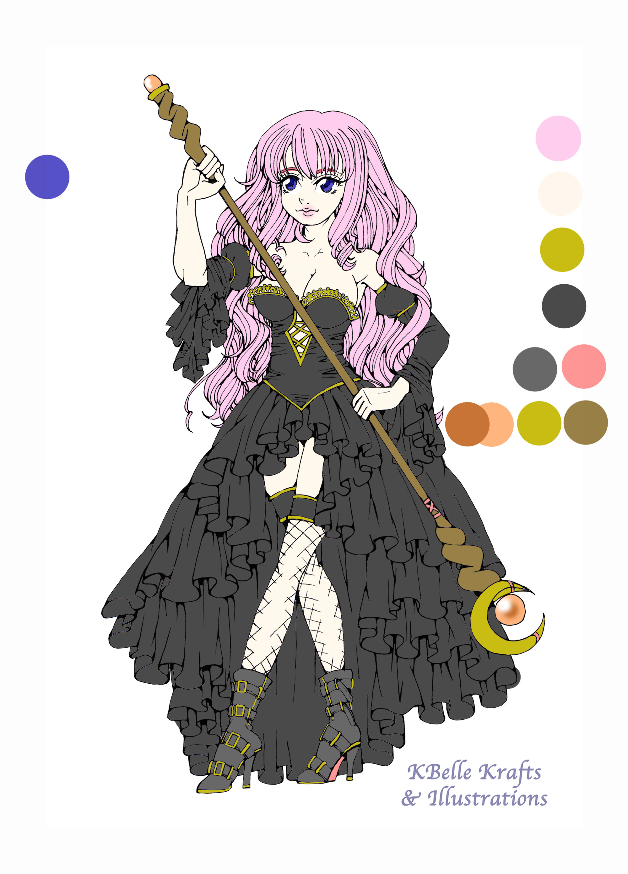 PRINTABLE INSTANT DOWNLOAD Witch Lillith Colouring Page - Etsy 日本