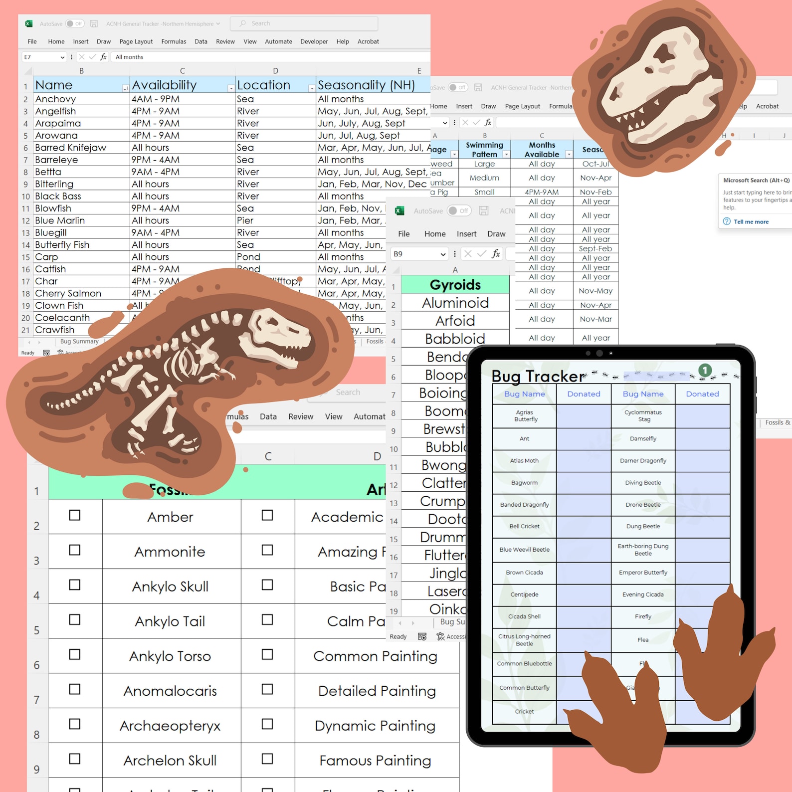Animal Crossing New Horizons ACNH Editable Gametracker | Unofficial Fan ...