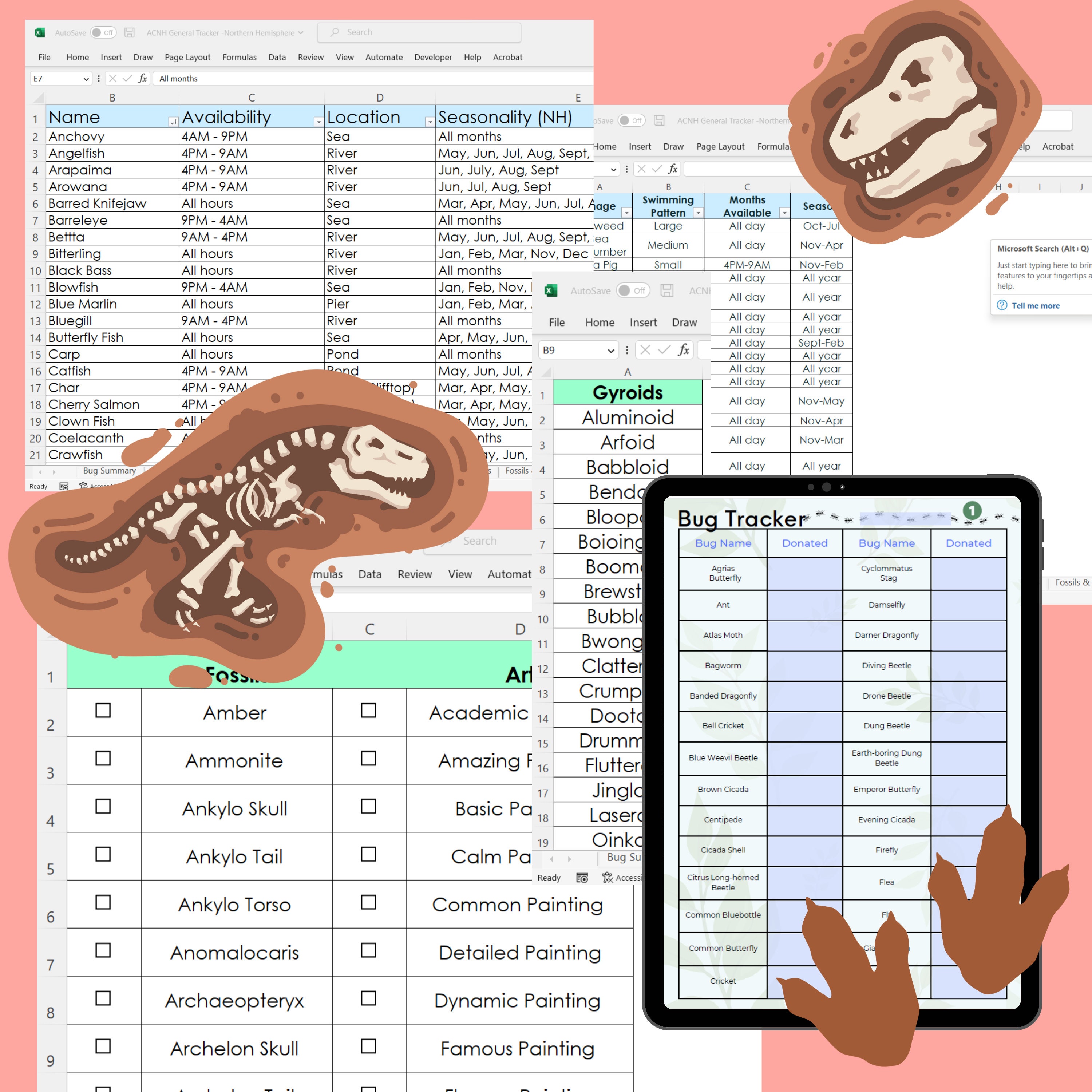 Animal Crossing New Horizons ACNH Editable Gametracker | Unofficial Fan ...