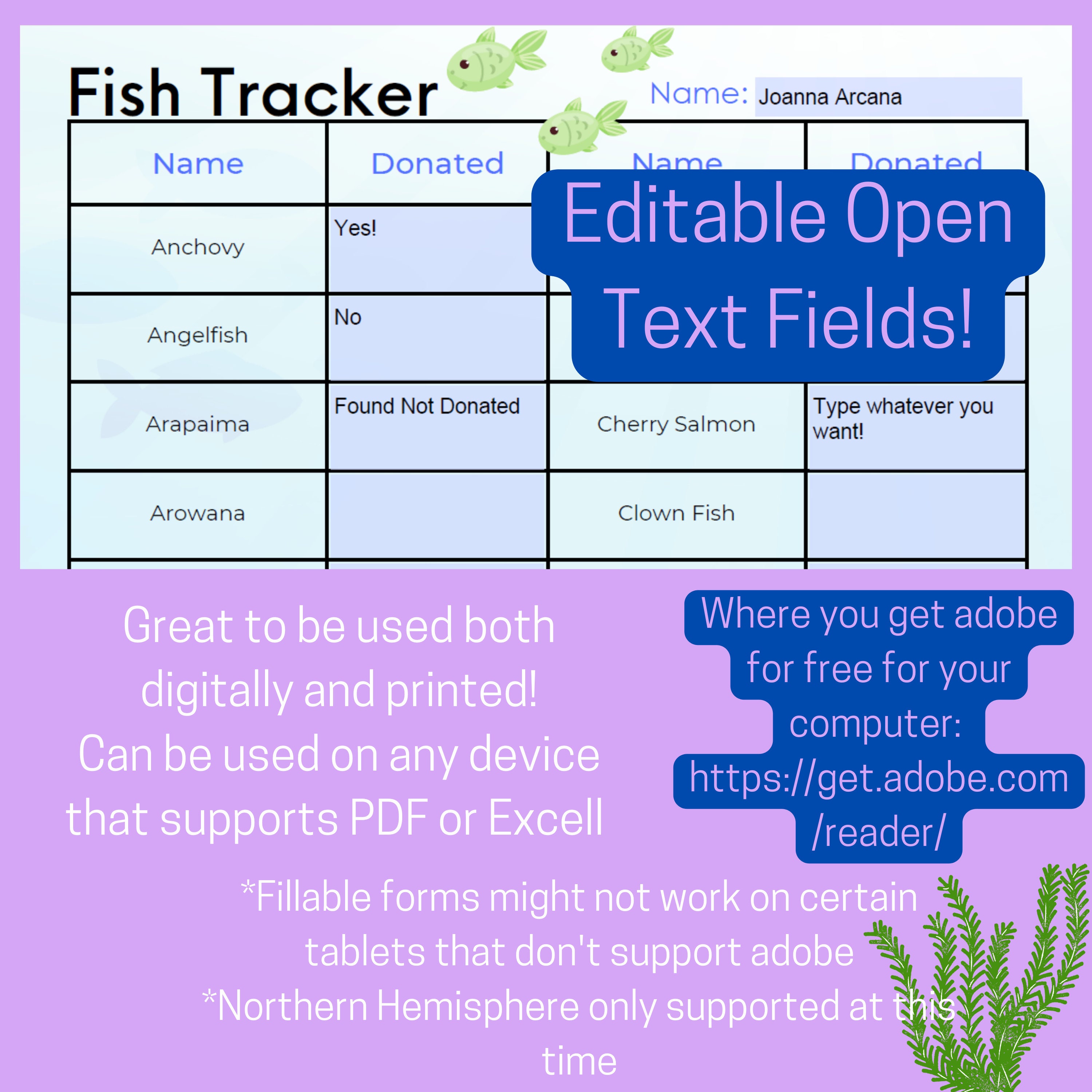 Animal Crossing New Horizons ACNH Editable Gametracker | Unofficial Fan ...