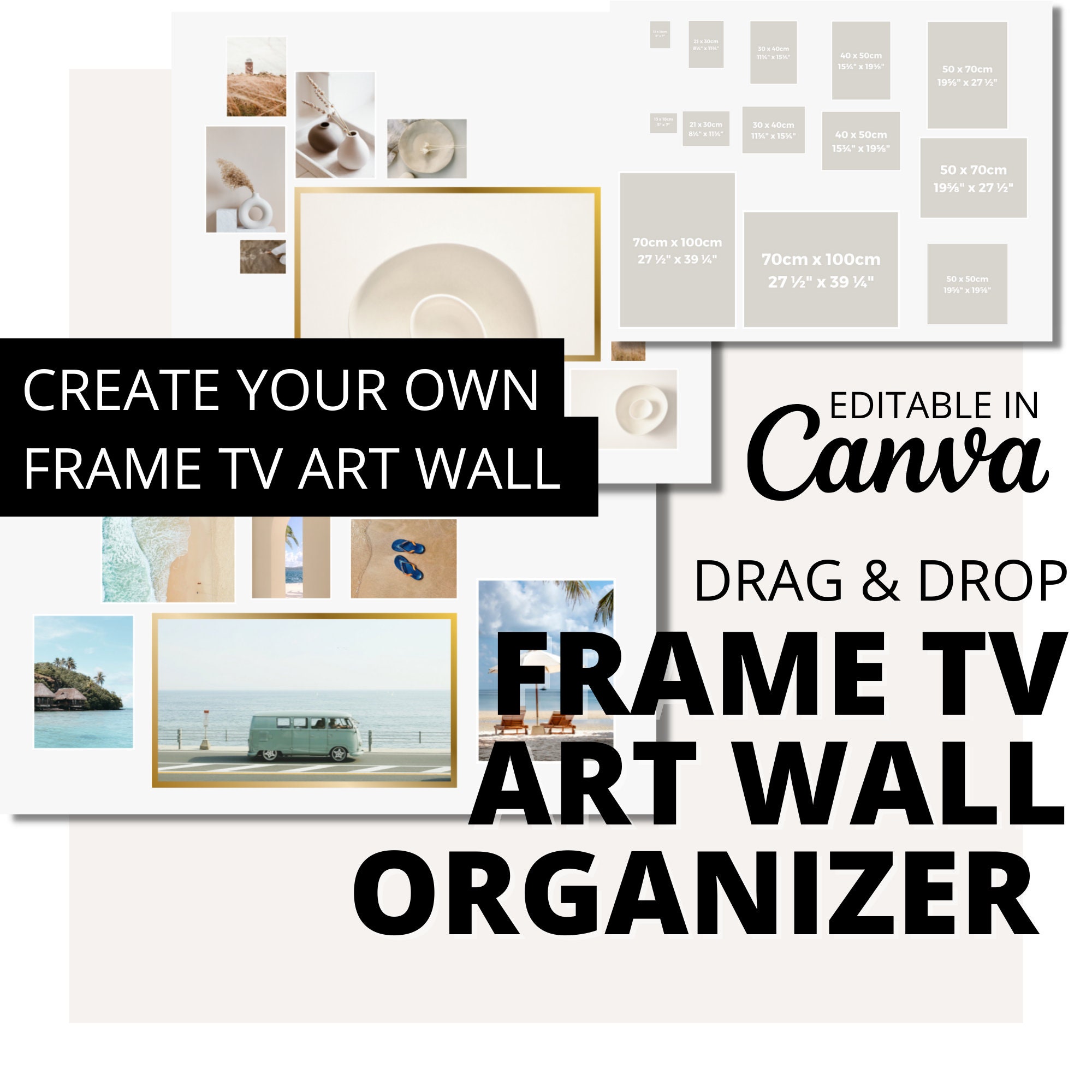 Frame TV Art Wall Designer, Create Your Own Gallery Wall Composition ...