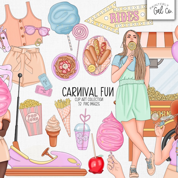 Carnival Clipart - Etsy