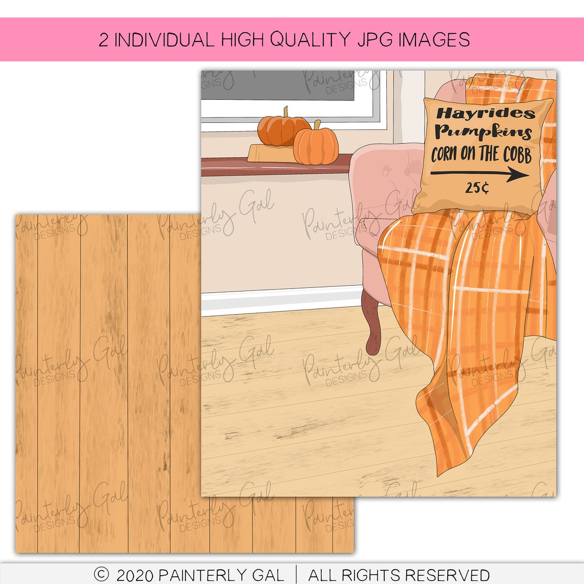 Hello Fall Clip Art Autumn Digital art Digital scrap | Etsy