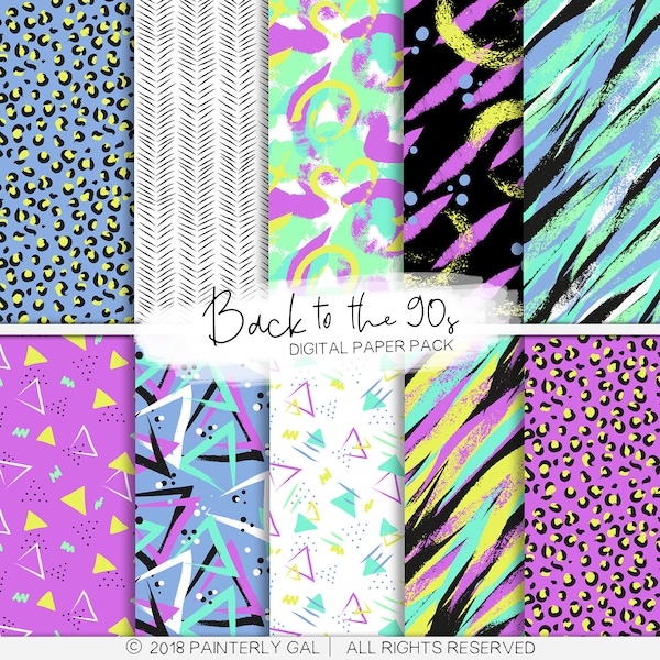 Digital Scrapbook Paper - Etsy