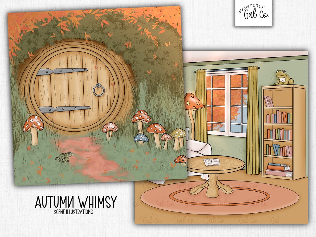 Autumn Whimsy Illustration | Add On. - Etsy Australia