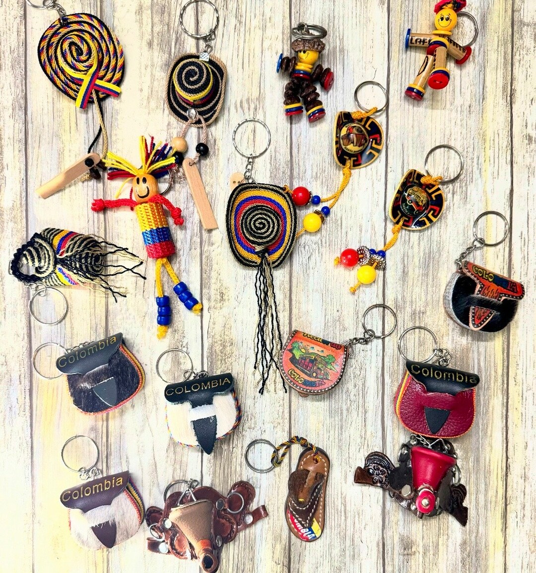 Colombian Keychains - Etsy